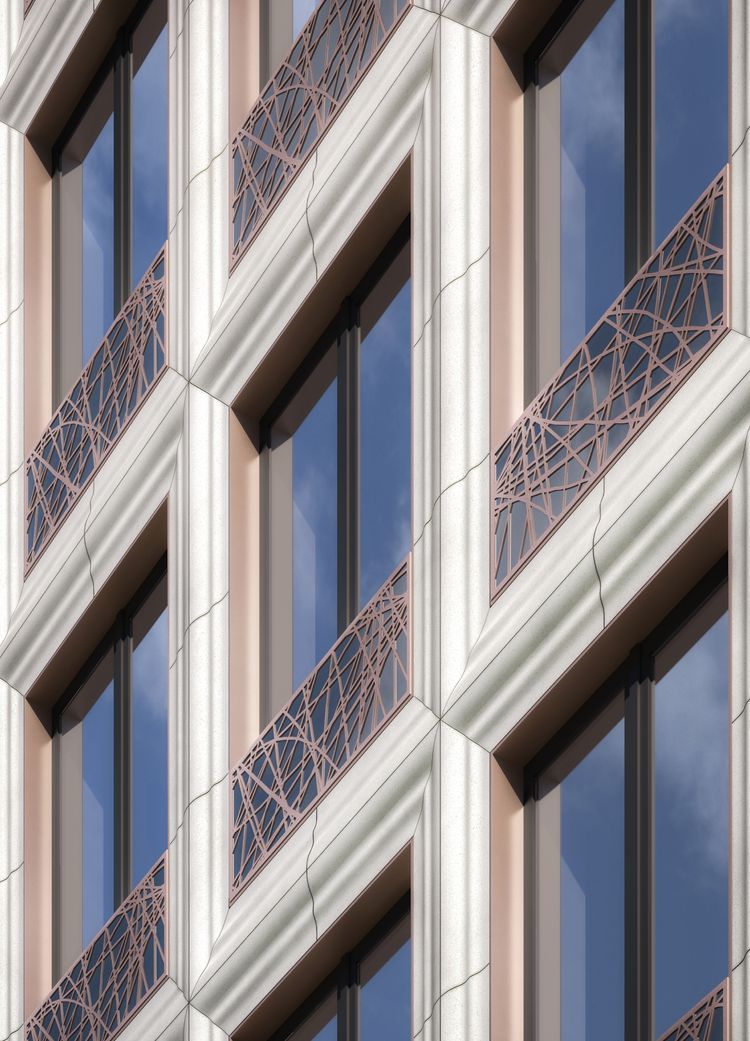 A palatial podium newly reclad, making a monumental statement on Park ...